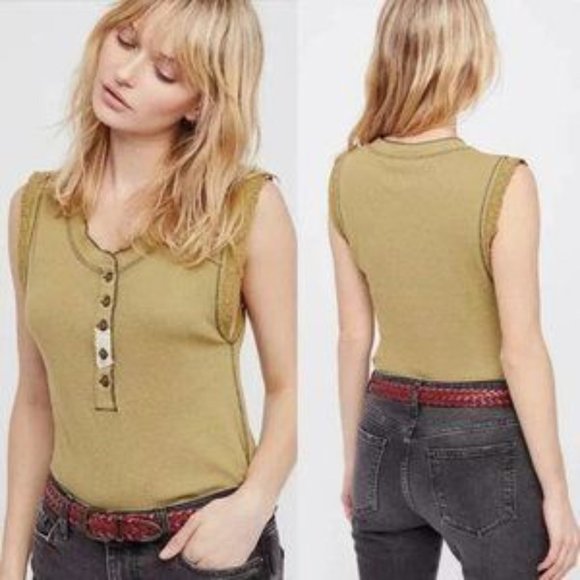 Free People | Tops | We The Free Last Stop Sleeveless Tank Top | Poshmark